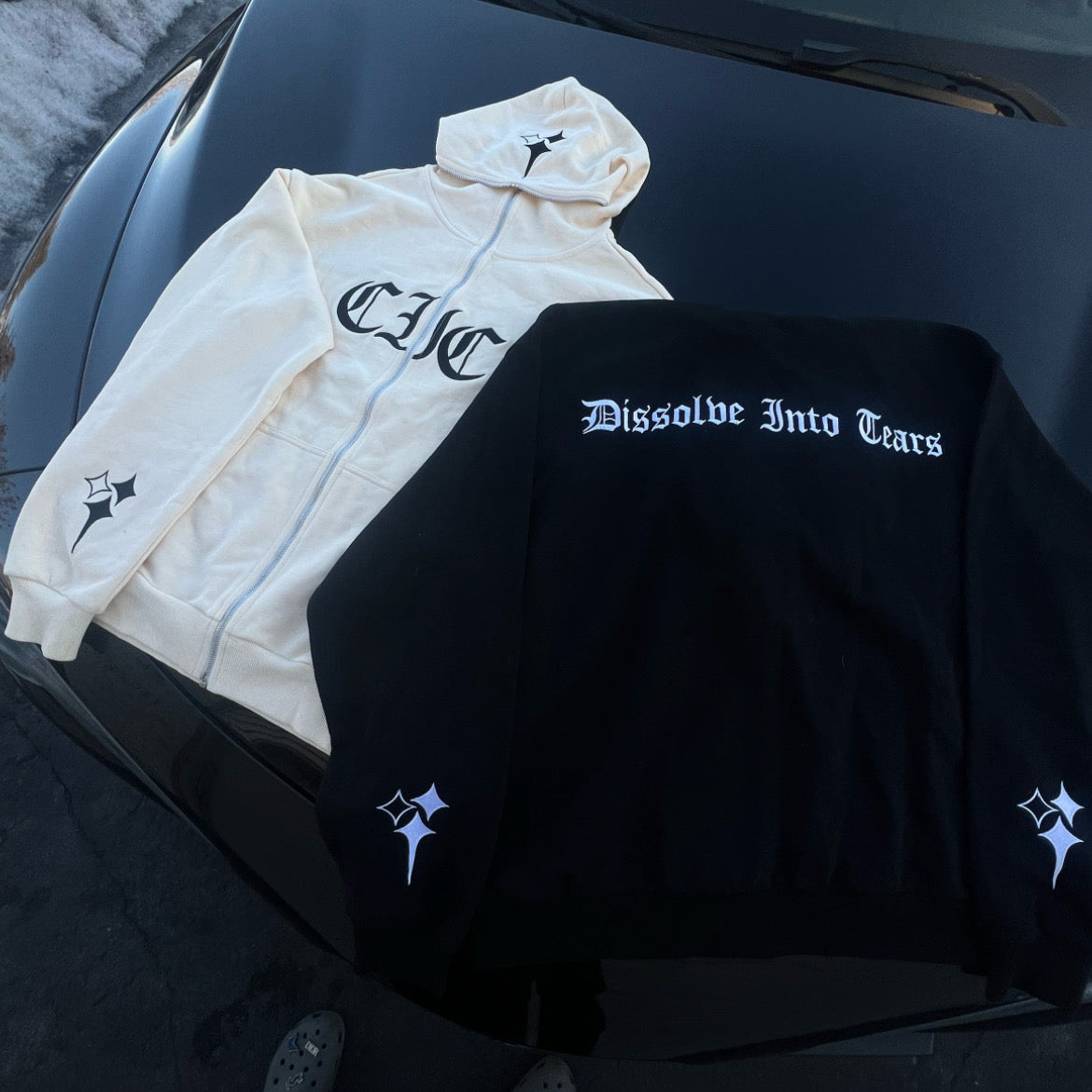 CIC - “Dissolve Into Tears” Zip Up - CryingIsCoolClothing